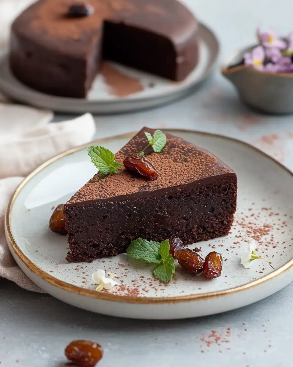 Schoko Kuchen Mit Datteln